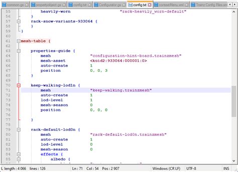 Trainz Config Txt Syntax Highlighting And Auto Completion For Notepad