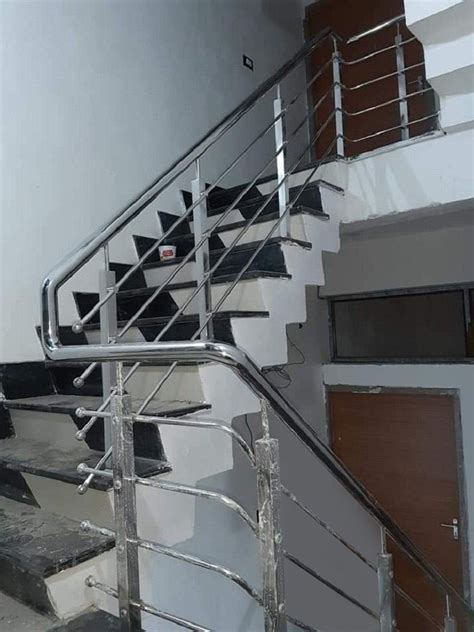 Stainless Steel Stairs 304 Silver Staircase Railing For Home At Rs 170