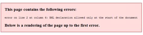 Sitemap Error On Line At Column Wanttono