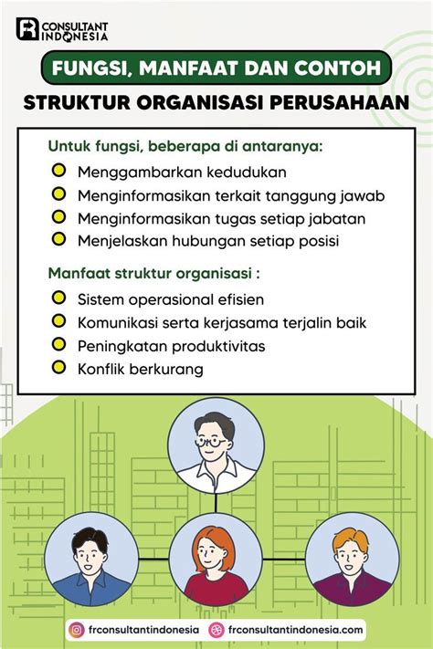Fungsi Manfaat Dan Contoh Struktur Organisasi Perusahaan Struktur