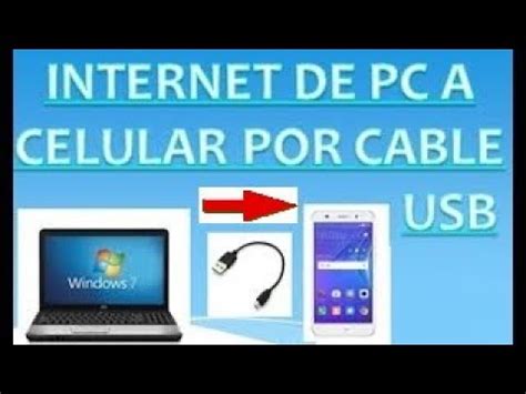 Como Conectar Internet De Una Computadora A Un Celular Descargar