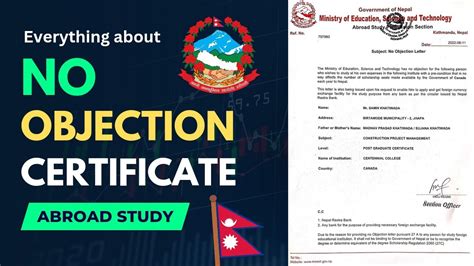 Everything About No Objection Certificate NOC For Abroad Study In