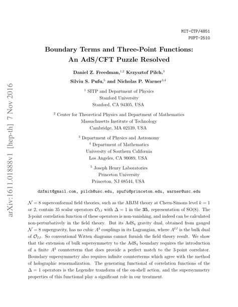 pdf boundary terms and three point functions an ads cft puzzle resolved