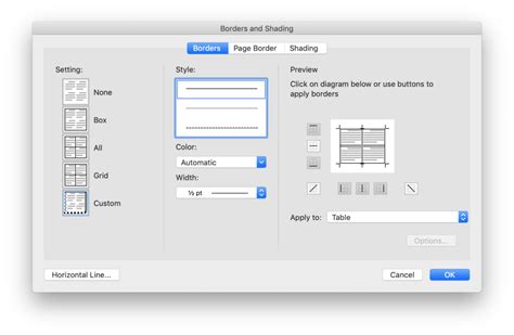 table borders and shading in microsoft word fast tuto