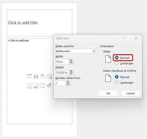 How To Make Powerpoint Vertical Portrait Orientation Onsite Training