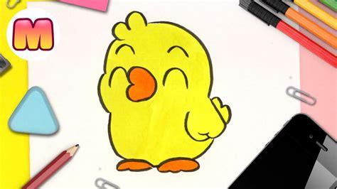 COMO DIBUJAR UN PATO KAWAII Dibujos Kawaii Faciles Como Dibujar