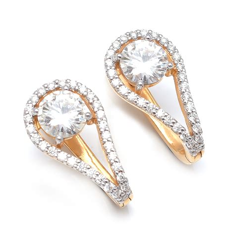 Diamond Bali Earrings Designs