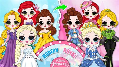 NEW Fashions For Disney Princess DIYs Paper Dolls Crafts YouTube