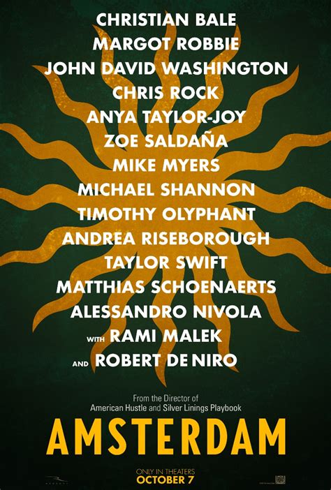 Cartel de la película Ámsterdam Foto 8 por un total de 19 SensaCine