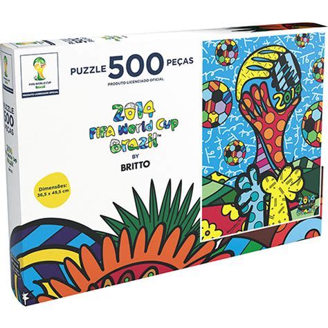 Quebra Cabe A Copa By Romero Britto Pe As Grow Em Promo O Na