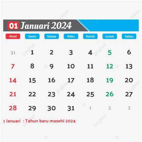 Calendário Janeiro 2024 Vetor PNG Janeiro De 2024 Calendário 2024
