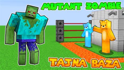 MUTANT ZOMBIE Vs TAJNA BAZA W MINECRAFT YouTube