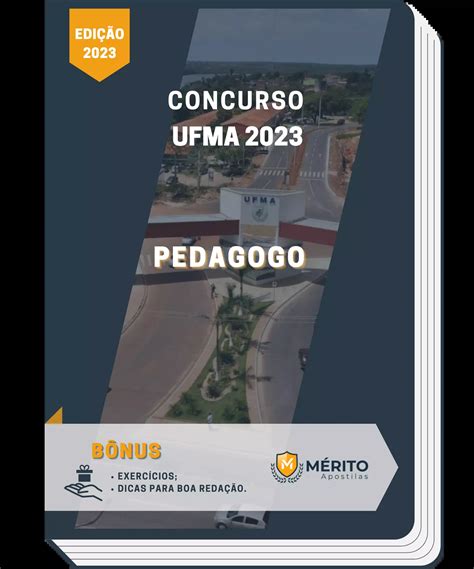 Apostila Pedagogo Concurso UFMA 2023 Mérito Apostilas