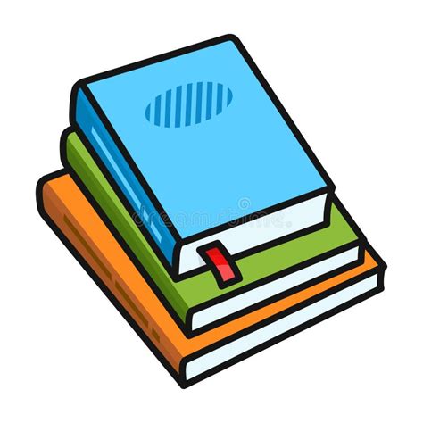 Icono Del Vector De Pila De Libros Icono De Vector De Color Aislado En