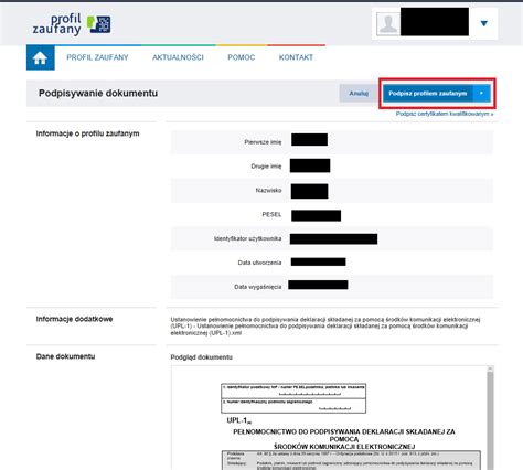 Jak Z O Y Upl Elektronicznie Za Pomoc Profilu Zaufanego Ksi Ga S C