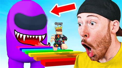 Among Us PARKOUR In Roblox OBBY Imposter YouTube