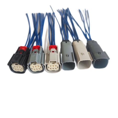 6 Way Molex Mx150 Male Female Connector Key A B C Car Selaed Wire Plug