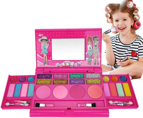 2 Pcs brinquedos maquiagem para crianças Finja maquiagem para meninas