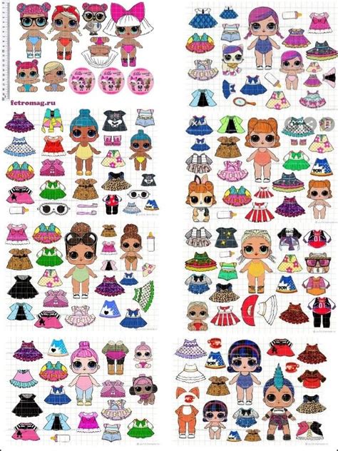 Lol Paper Dolls Printable