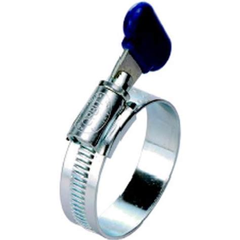 Collier de serrage avec écrou papillon 12mm INOX diam 45 60 Belgian