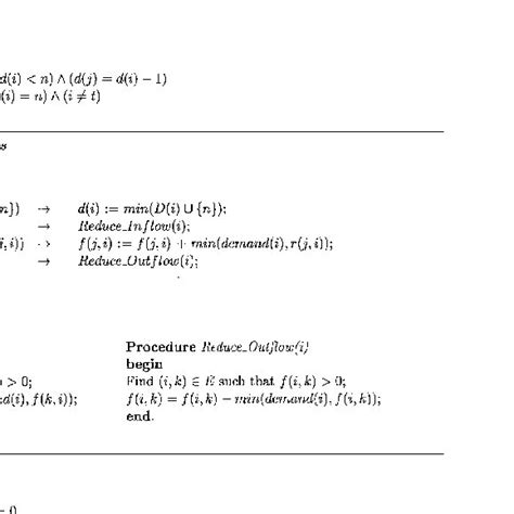 maximum flow algorithm download scientific diagram