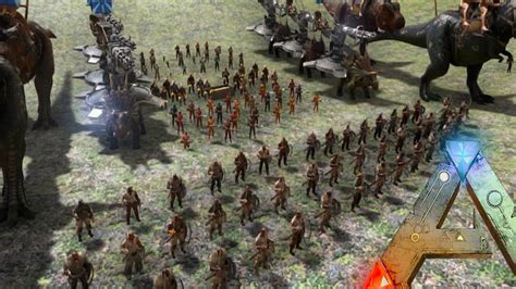 Ark Survival Evolved Tribe Legion VS Ark Wardens Ark Epic Boss