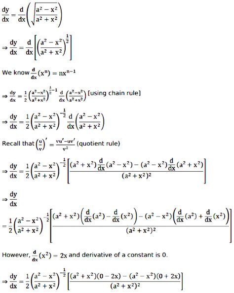 differentiate the following functions with respect to x √ a 2 x 2 a 2 x 2 sarthaks