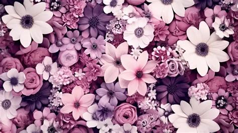 Fondo Patrón Floral Floreciente Una Textura Gráfica Versátil Y