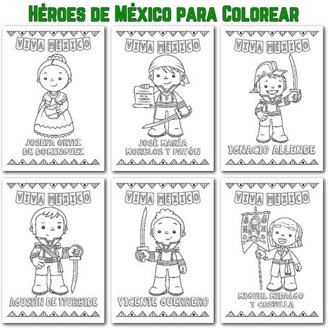 Dibujos de Los Niños Heroes para colorear descargar e imprimir