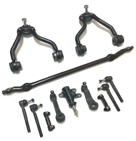 12 Pc Front Suspension Kit Upper Control Arms Ball Joints Assembly