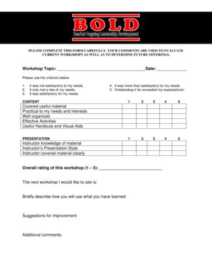 Fillable Online Shsu Session Evaluation Form Shsu Fax Email Print