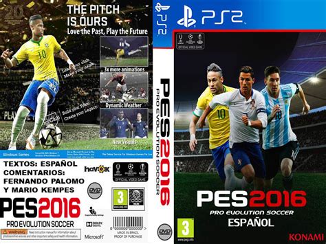 Pro Evolution Soccer 2016 Playstation 2 Ultra Capas