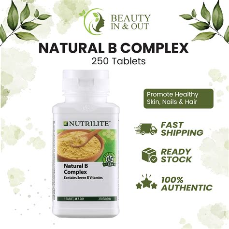 Nutrilite Natural B Complex 250 Tablets Vitamin B Amway Healthy Care