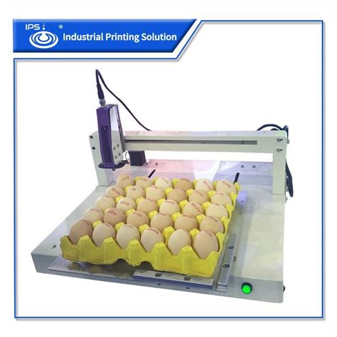 Muti Line Printing Desktop Xy Mobile Tij Thermal Inkjet Printer For Egg