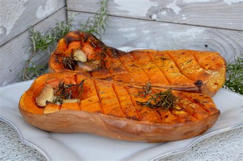 Butternut rôtie à lail et au romarin La p tite cuisine de Pauline