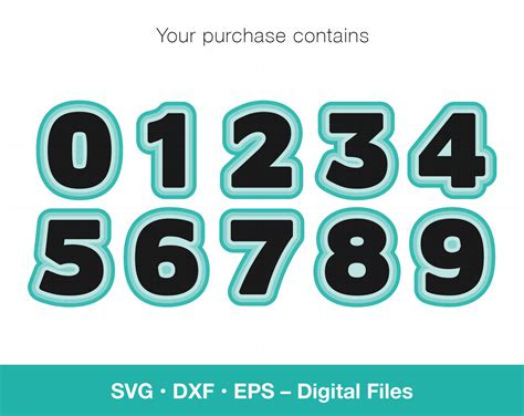 Free Number Svg Files For Cricut