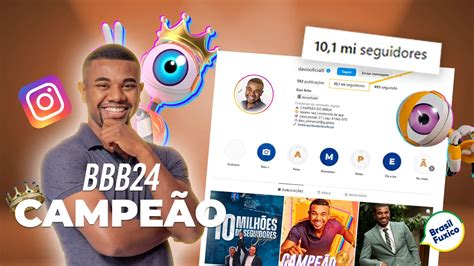 Davi Vencedor Do BBB 24 Alcança 10 Milhões De Seguidores Após Vitória