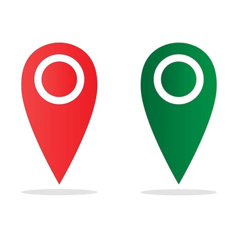 Mapa pines icono de ubicación gps sobre fondo blanco ilustración