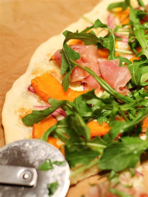 Rezept Kürbis Flammkuchen mit Serrano Schinken Lavie Deboite