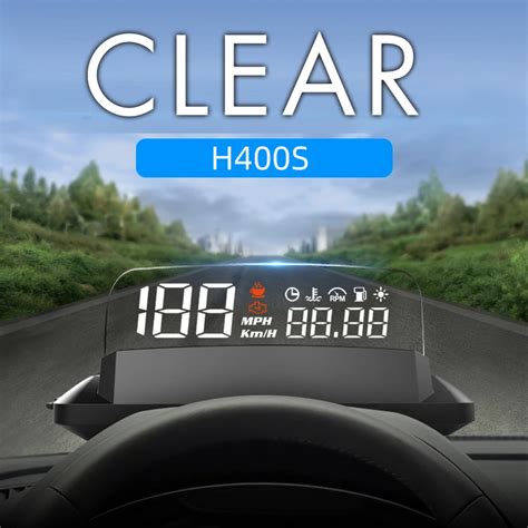 H400S Projecteur HUD Intelligent De Vitesse De Voiture Affichage De