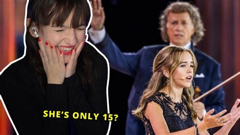 Year Old Emma Kok Sings Voil Andr Rieu Maastricht First