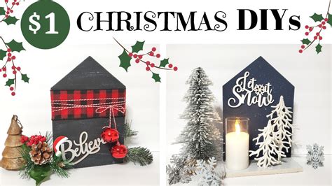 New High End Dollar Tree Winter Christmas Diys Announcement Youtube