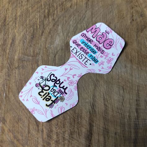 50 Tag para Xuxinha de Cabelo Dia das Mães Personalizada Elo7