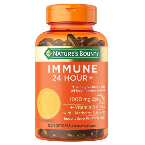 Nature S Bounty Immune Hour Softgels Walmart