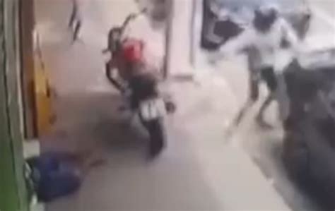 Imagens fortes vídeo flagra momento em que homem é morto a tiros na