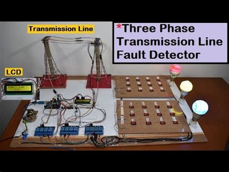 Three Phase Transmission Line Fault Detection System Line To Line