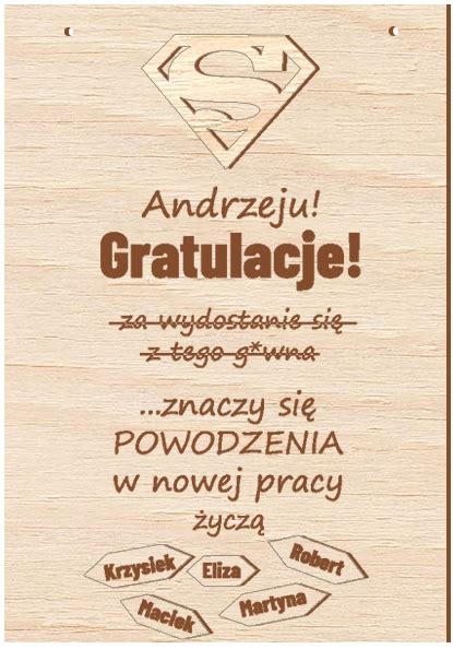 Mieszny Prezent Na Po Egnanie Z Pracy Yczenia Tp Cena Opinie