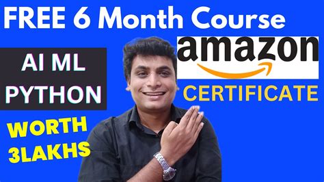Amazon AWS Launched FREE AI ML Python Training Worth 3 Lakh With