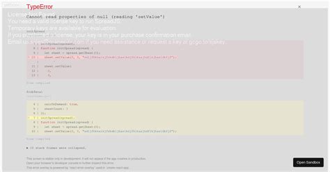 Spread Js Starter Forked Codesandbox