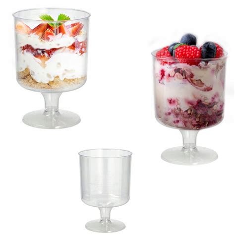 Pucharki plastikowe do Deserów 10x200ml kieliszki Gokuran Sklep